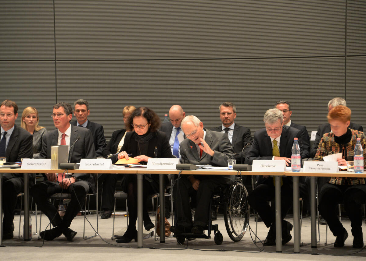 Deutscher Bundestag - Bilddatenbank - Schäuble, Wolfgang; Pau, Petra ...