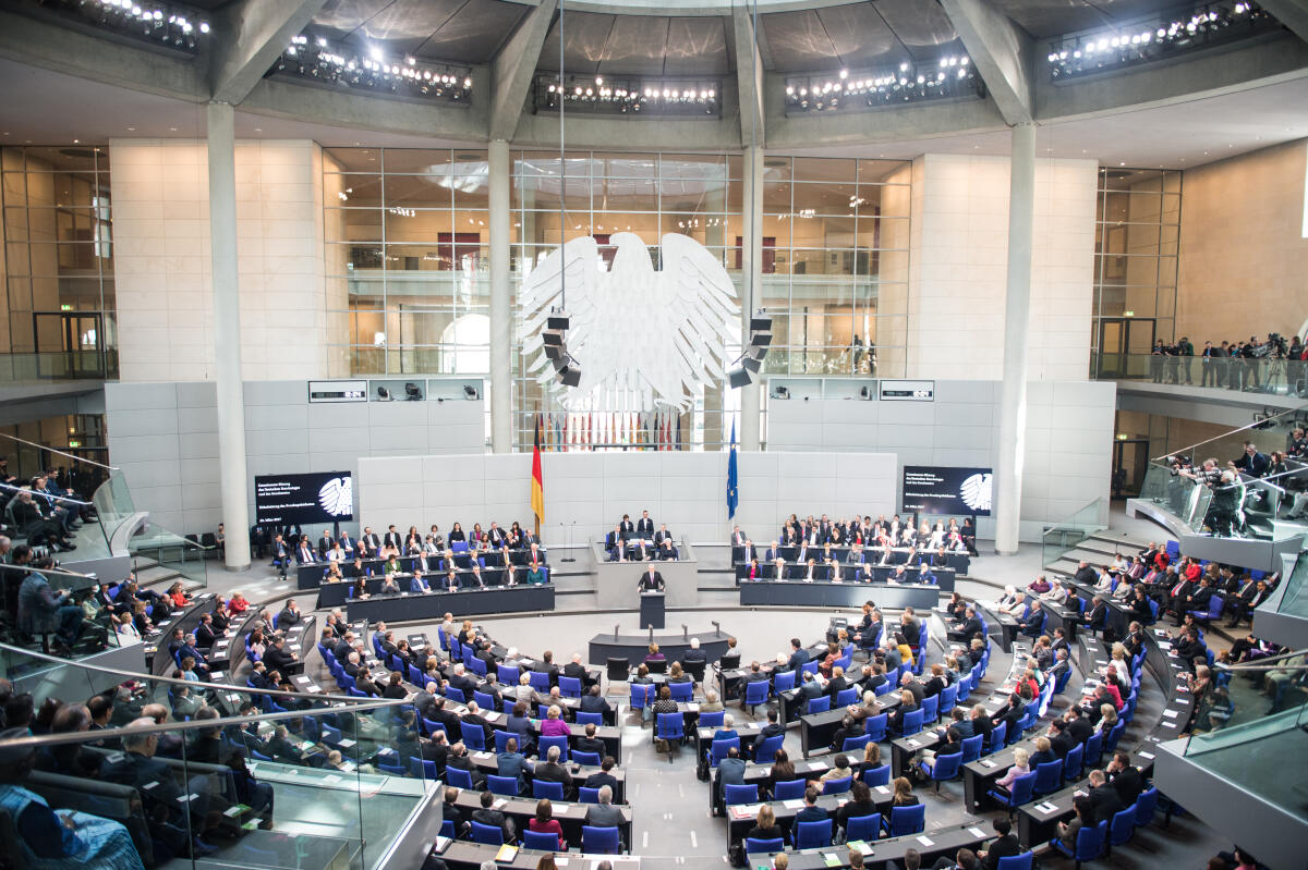 Deutscher Bundestag - Bilddatenbank - Reichstagsgebäude, Plenarsaal
