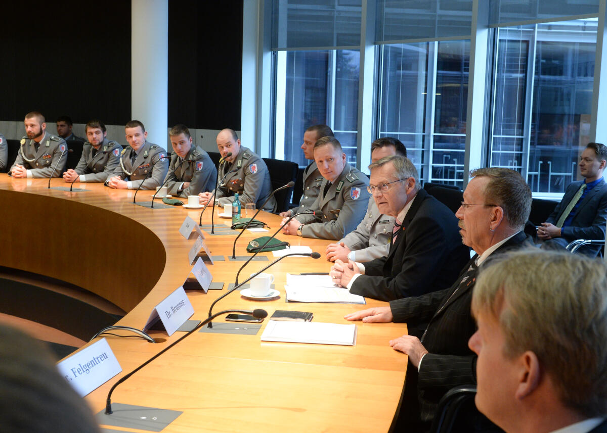 Deutscher Bundestag - Bilddatenbank - Lorenz, Wilfried; Brunner, Karl ...